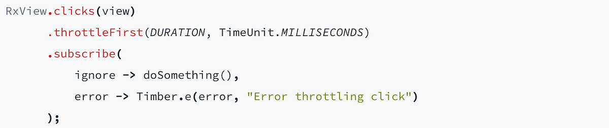 Throttling All Clicks on Android. By Quentin Colle, Senior Android ...