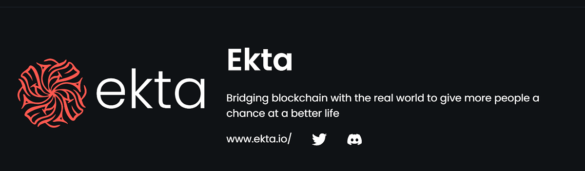 Ambassador EKTA Chain. Introduction to EktaChain Mainnet | by ...
