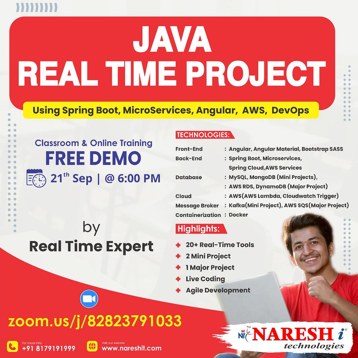 Java Real Time Project — Naresh It Avinash Nit Medium