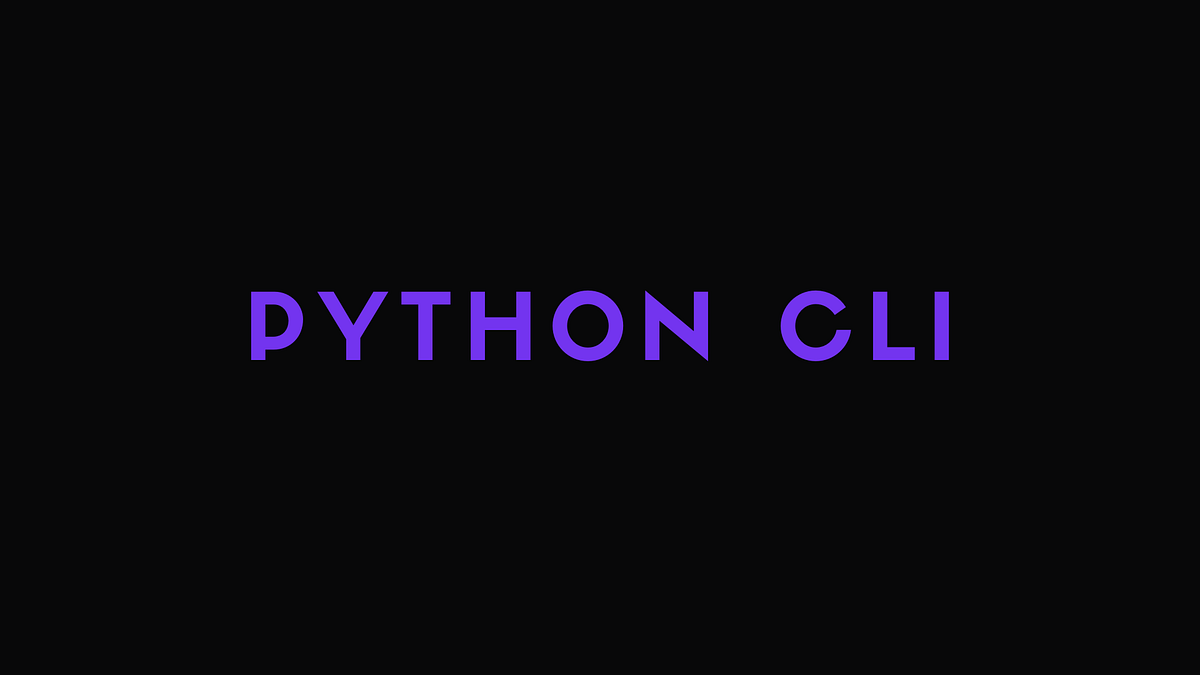 A Simple Guide to CLIs in Python. Quit clicking around, learn how to… | by Alim Arslan Kaya ...