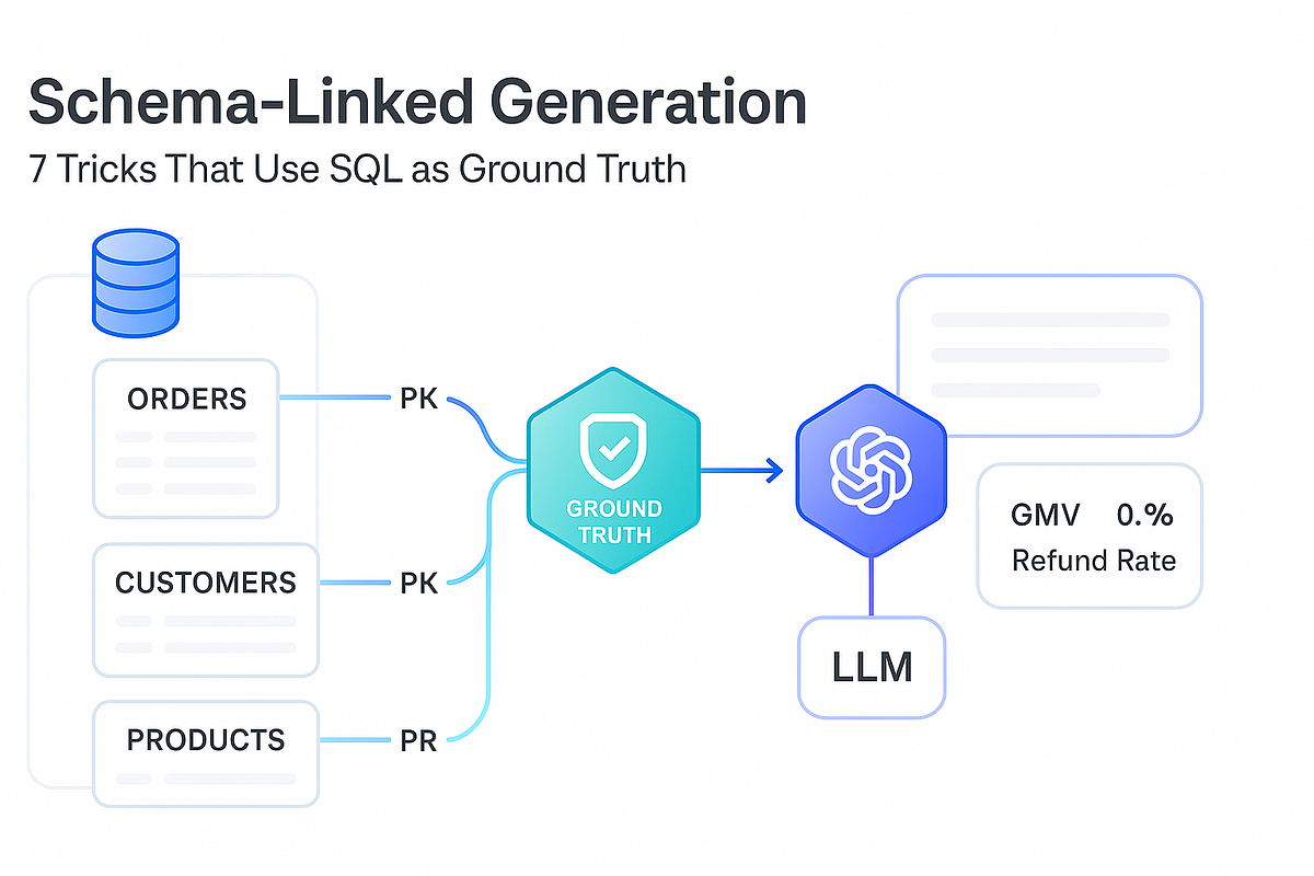 7 Schema-Linked Gen Tricks Using SQL Ground Truth | by Bhagya Rana | Medium