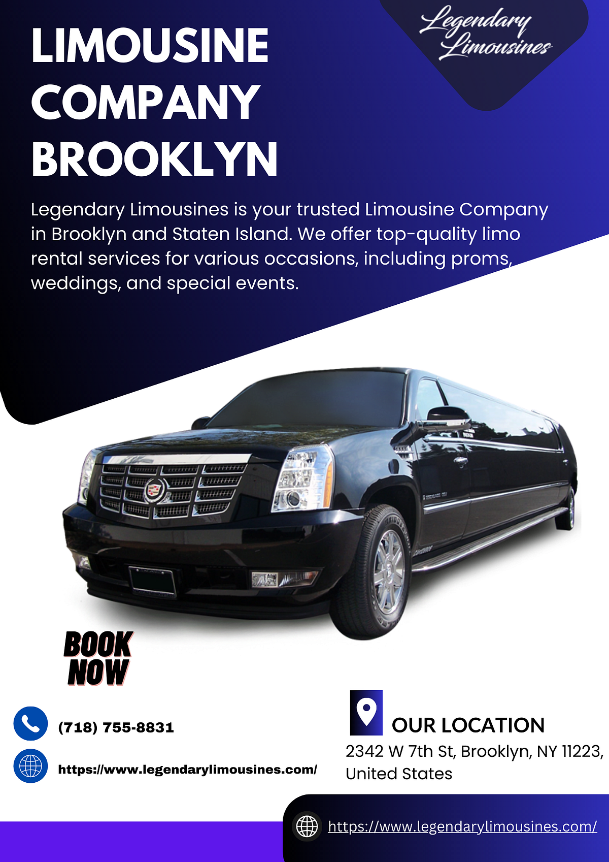 Limousine Company Brooklyn - Legendary Limousines - Medium