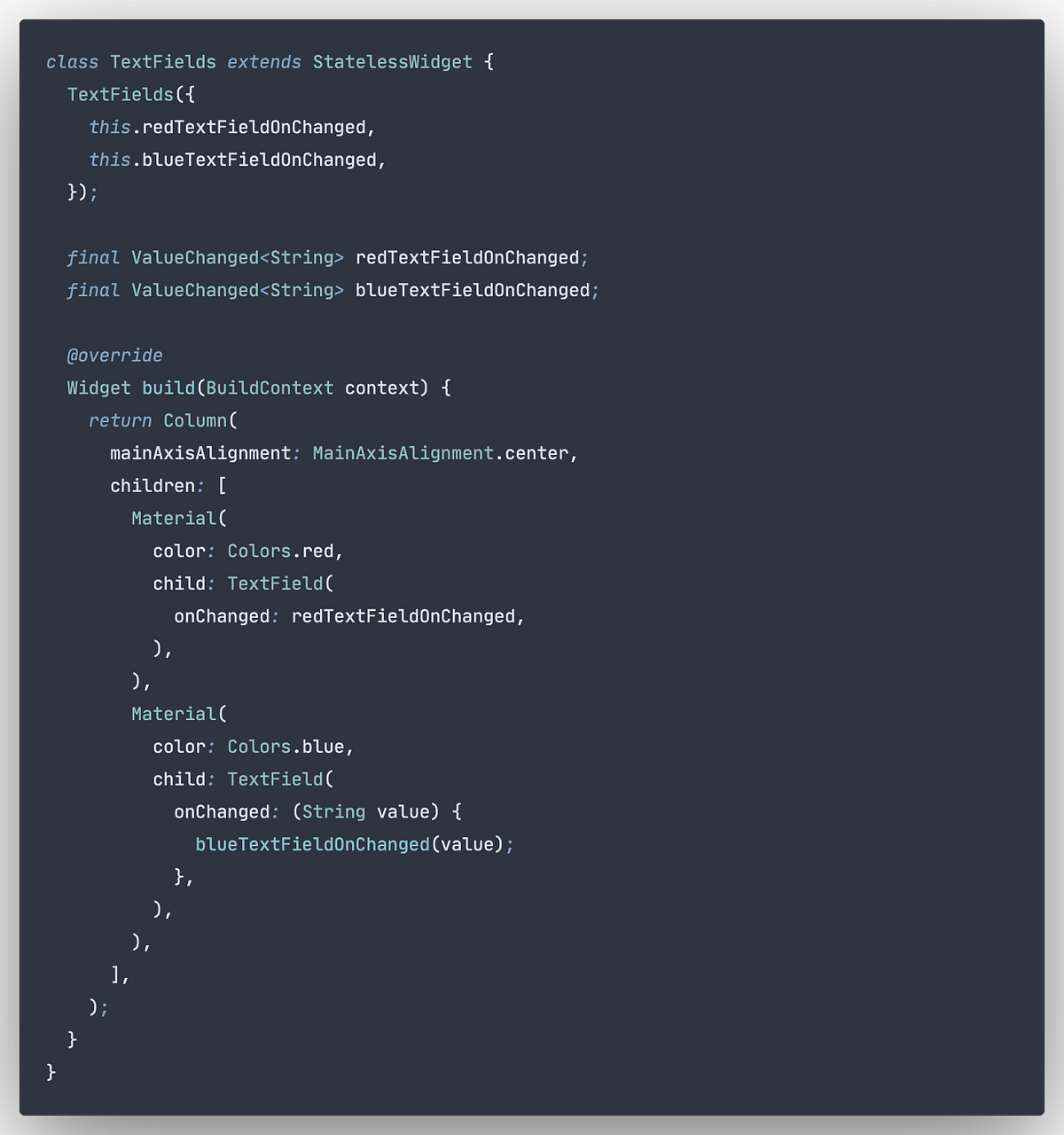Flutter : ValueChanged(💎). Öncelikle VoidCallback ile ilgili… | by Cihan Cengiz | Medium