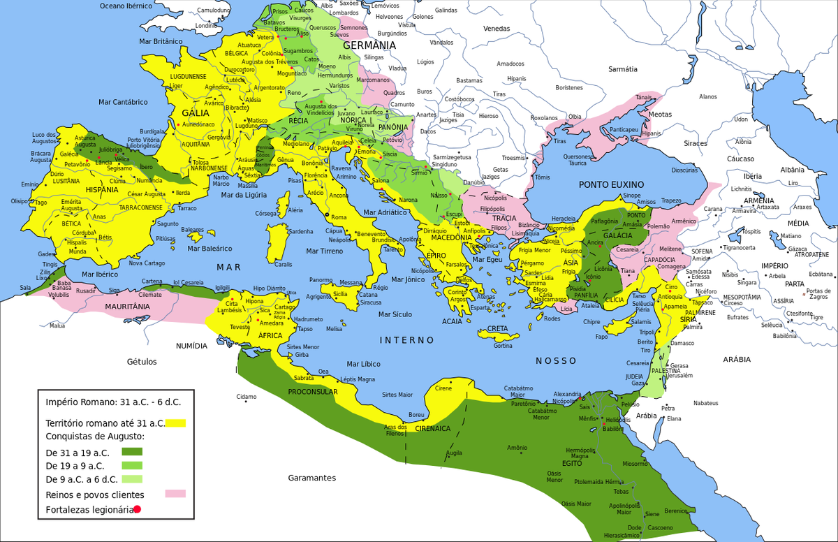 The Golden Age of Ancient Rome. The reign of Emperor Octavian Augustus ...