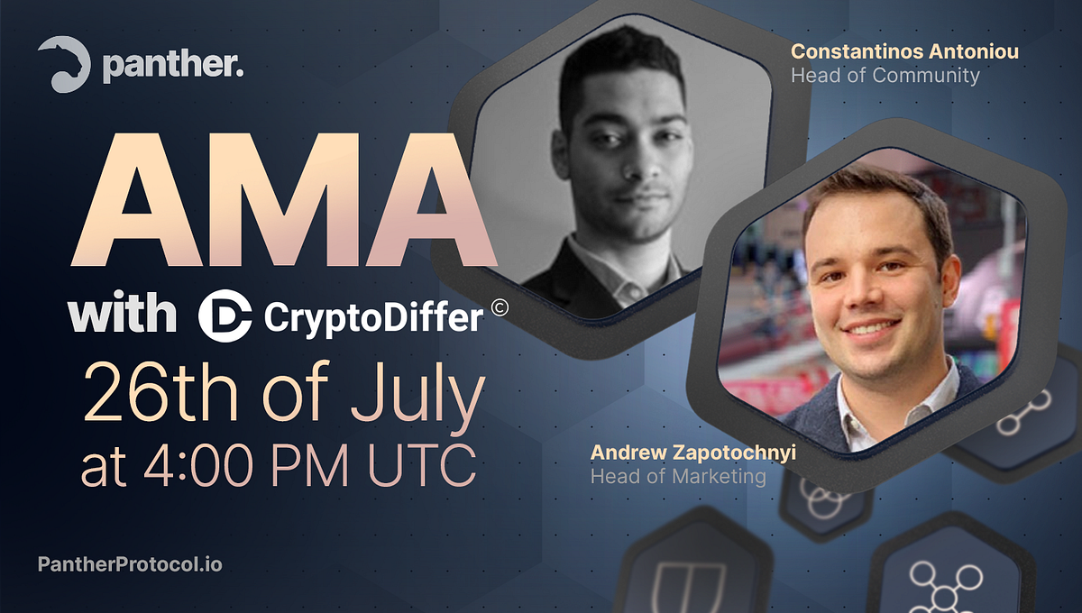 Transcript of the AMA with CryptoDiffer | by Panther Protocol | Panther Protocol | Medium