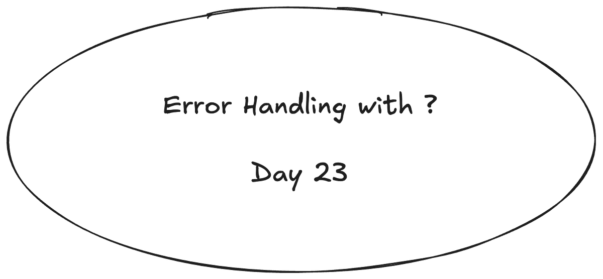 Error Handling with ?. Today we’ll be talking about error… | by John Philip | Rustaceans | Jul ...