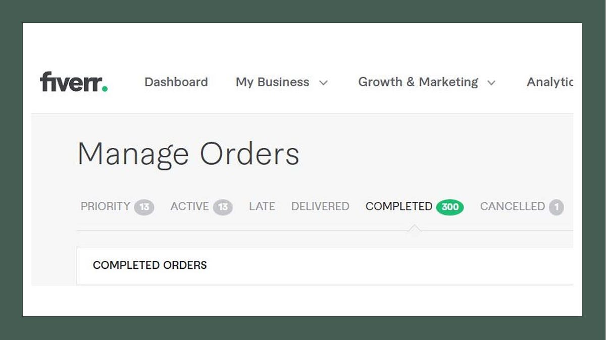300 Orders on Fiverr: Proof that Freelance Writers are Still in Demand | by Jen J.B. | The ...