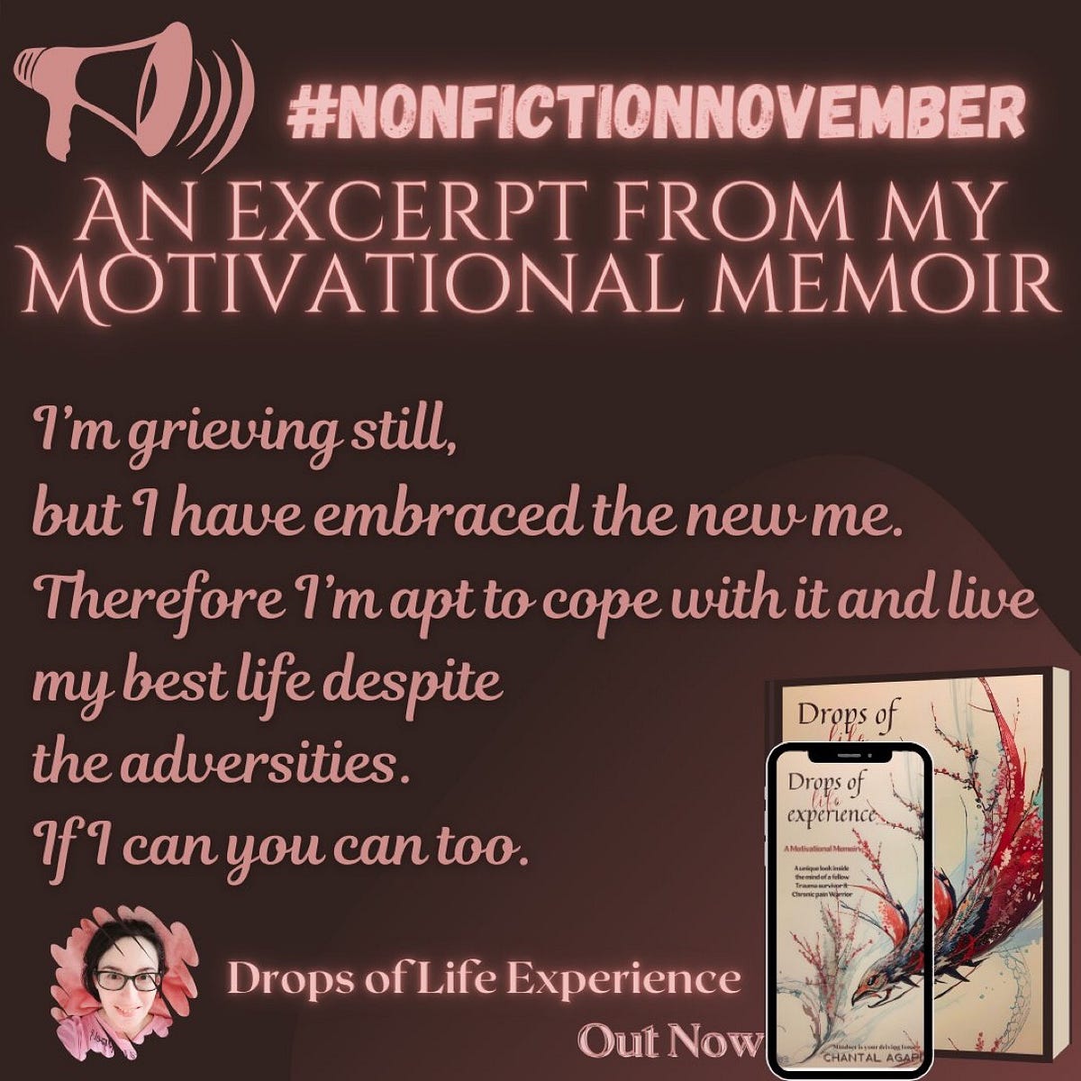 An excerpt from my motivational memoir. - Chantal Agapiti - Writer - Medium