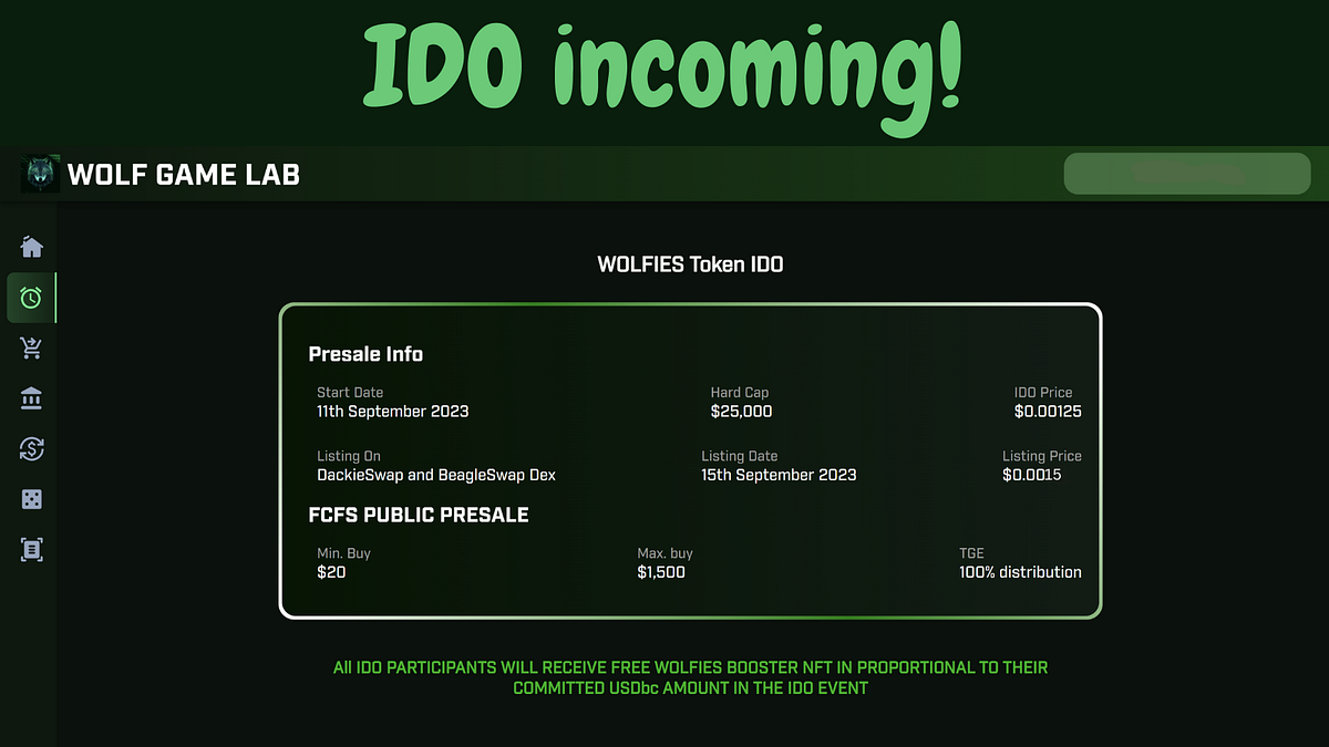 🚀 Wolf Game Lab’s IDO: A Game-Changing Opportunity in the World of ...