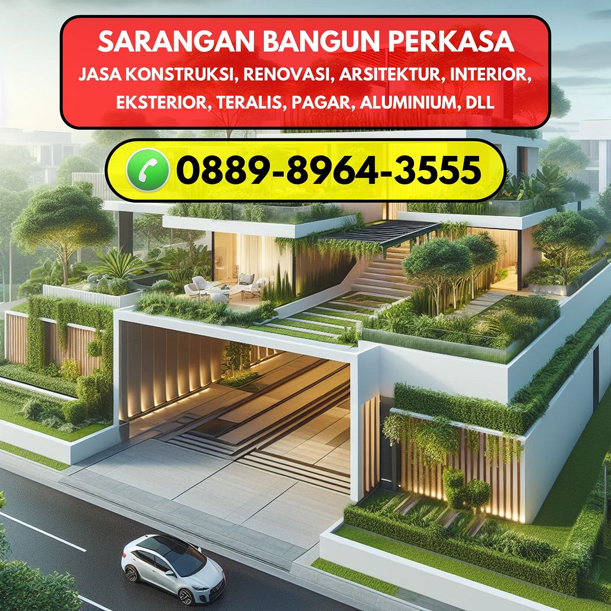 Hub 0889–8964–3555, Kontraktor Rumah Kecil 2 Lantai di Malang - rranirah - Medium