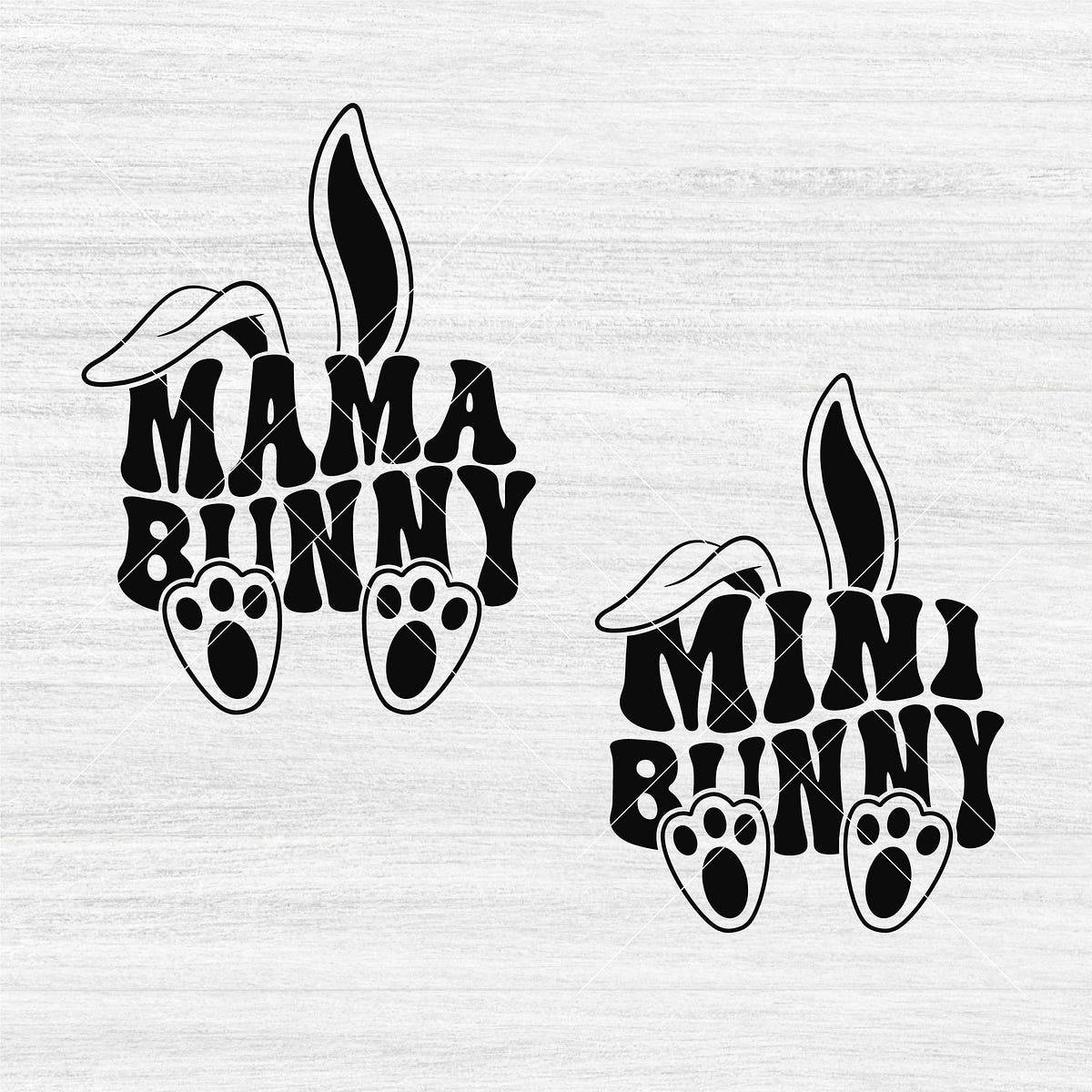 Mama Bunny SVG PNG DXF, Mini Bunny Svg, Easter Mama Shirt Svg, Happy ...