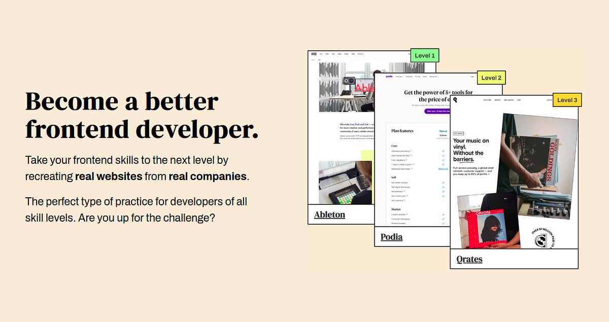 4 Websites To Practice Front-End Development | by Filip | Medium
