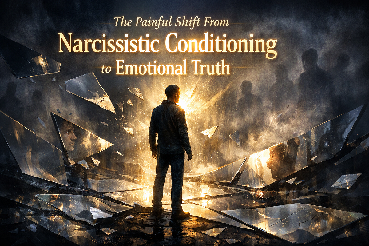 The Painful Shift From Narcissistic Conditioning to Emotional Truth ...