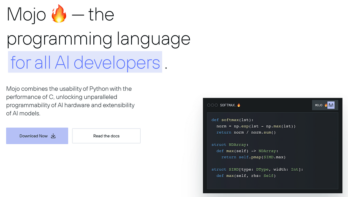 Mojo 🔥 The Future Of Ai Programming — Combining Python Usability With C Performance By 0802