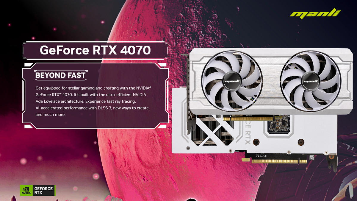 The Manli Nvidia GeForce RTX™ 4070 12GB: A Comprehensive Overview | by ...