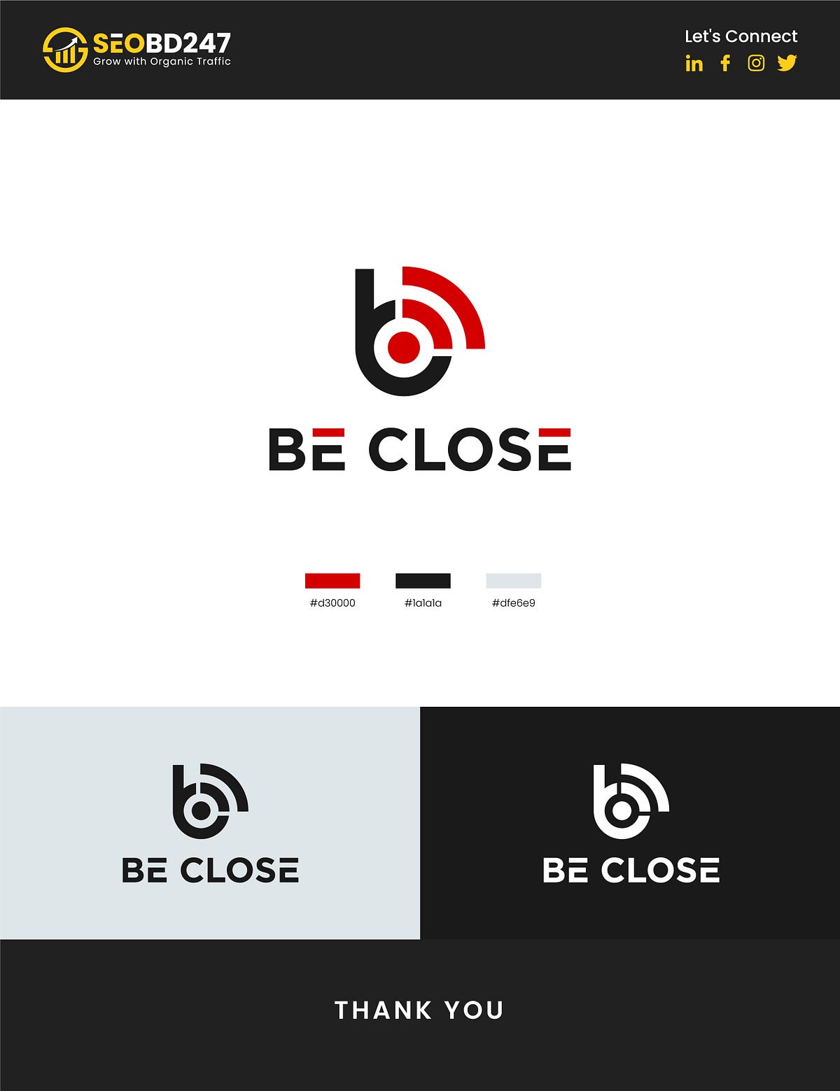 Creative, Unique & Memorable Logo Design for BE CLOSE. - Najmul Hasan ...