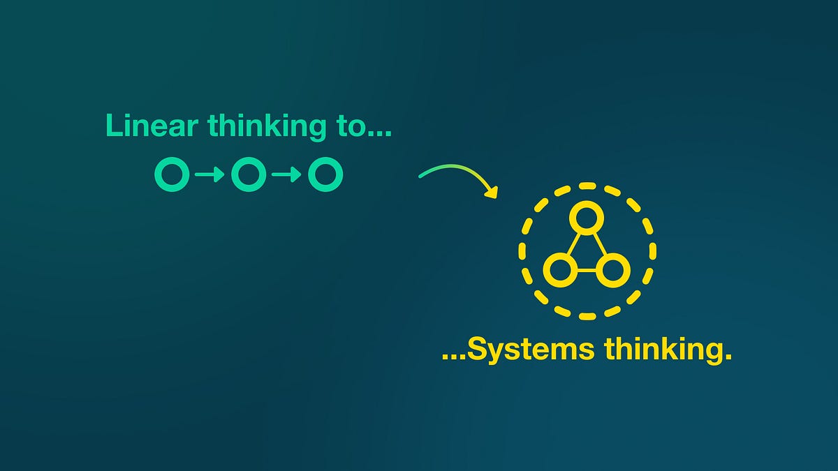 Using systems thinking as a design leader | UX Collective