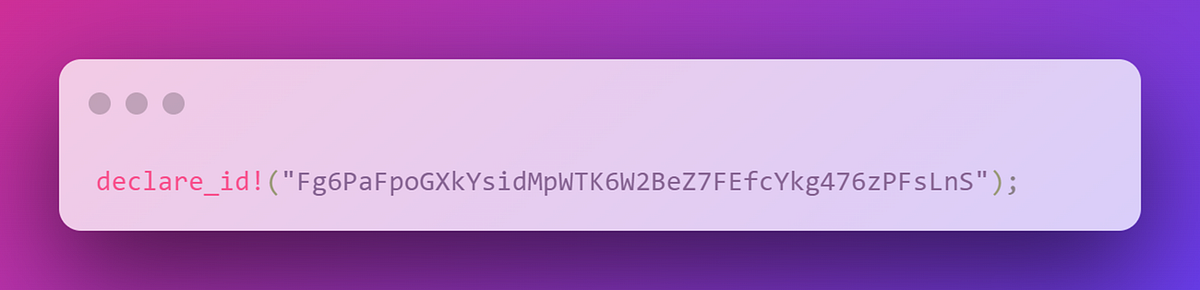 How to get the correct declare_id in Solana Anchor Project | by Crypto Wiki | Medium