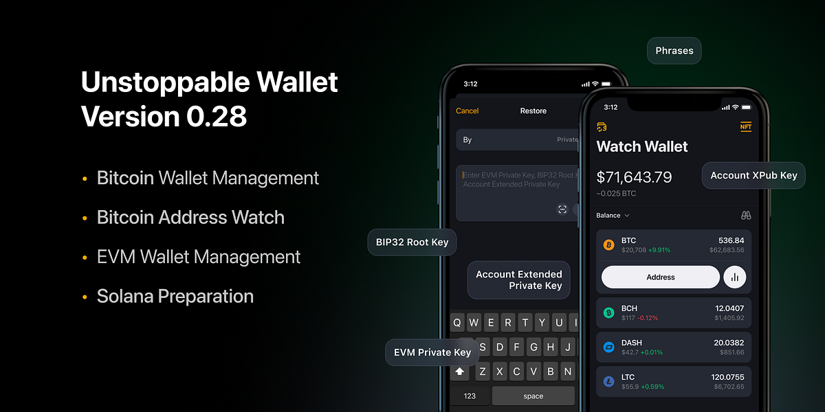 Version 0.28 Highlights. BITCOIN WALLET MANAGEMENT, BITCOIN… | by ...