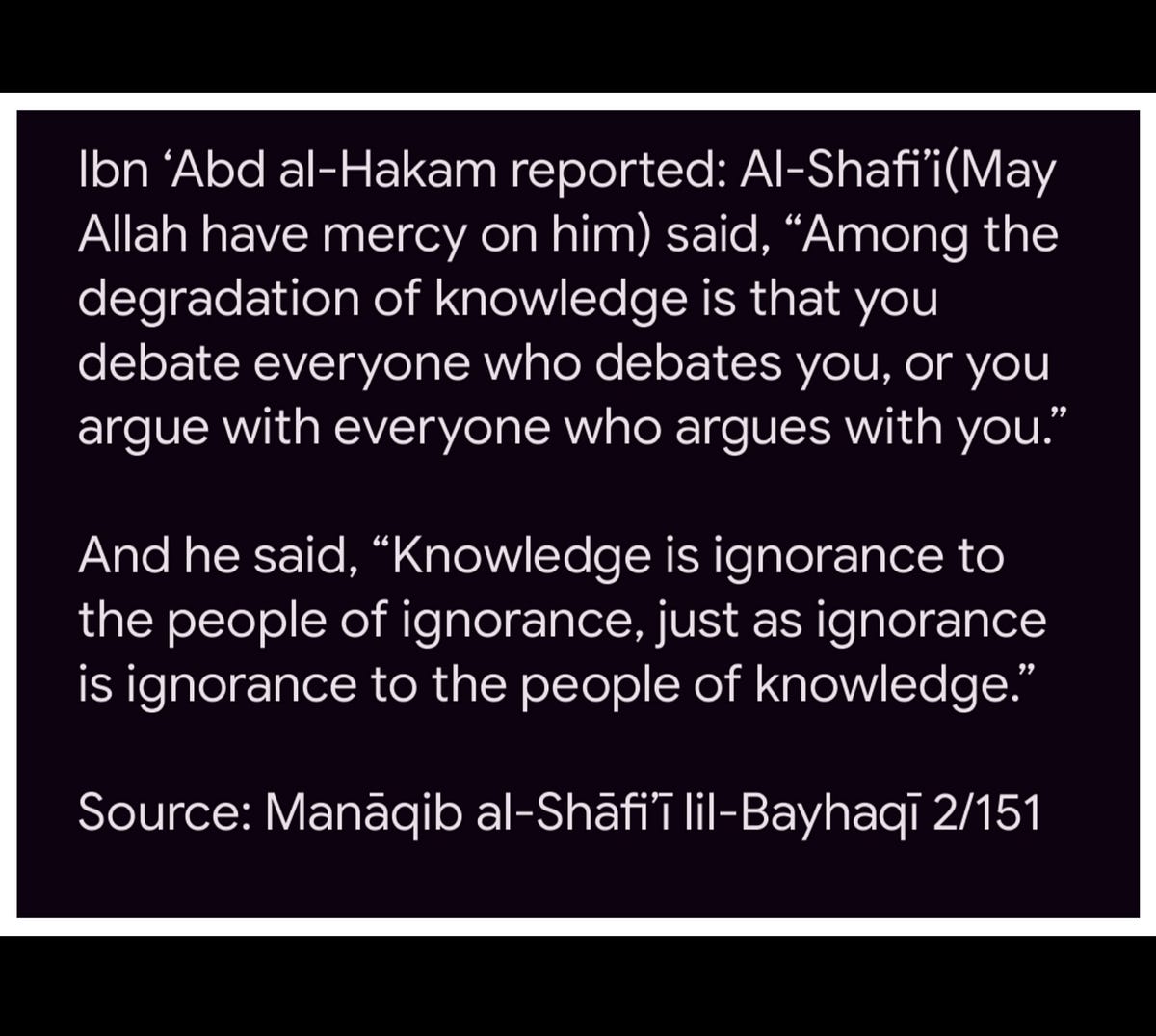 The Degradation Of Knowledge Is That — You Debate With Everyone Who ...