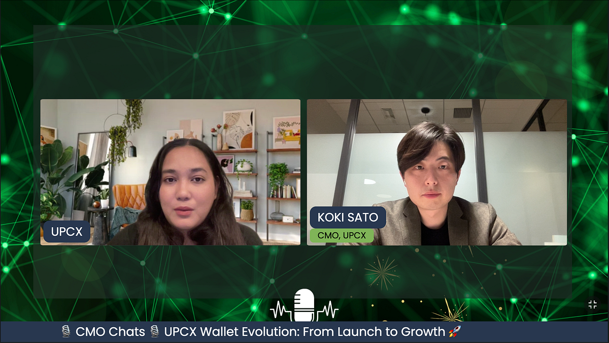 UPCX Wallet Evolution: From Launch to Growth. AMA#22 with Koki Sato, Chief Marketing Officer at ...