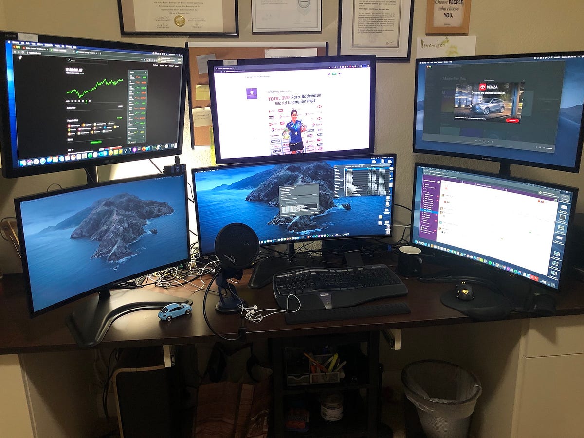 DIY Multi-Monitor Set up at home. I am an avid watcher of the show ...