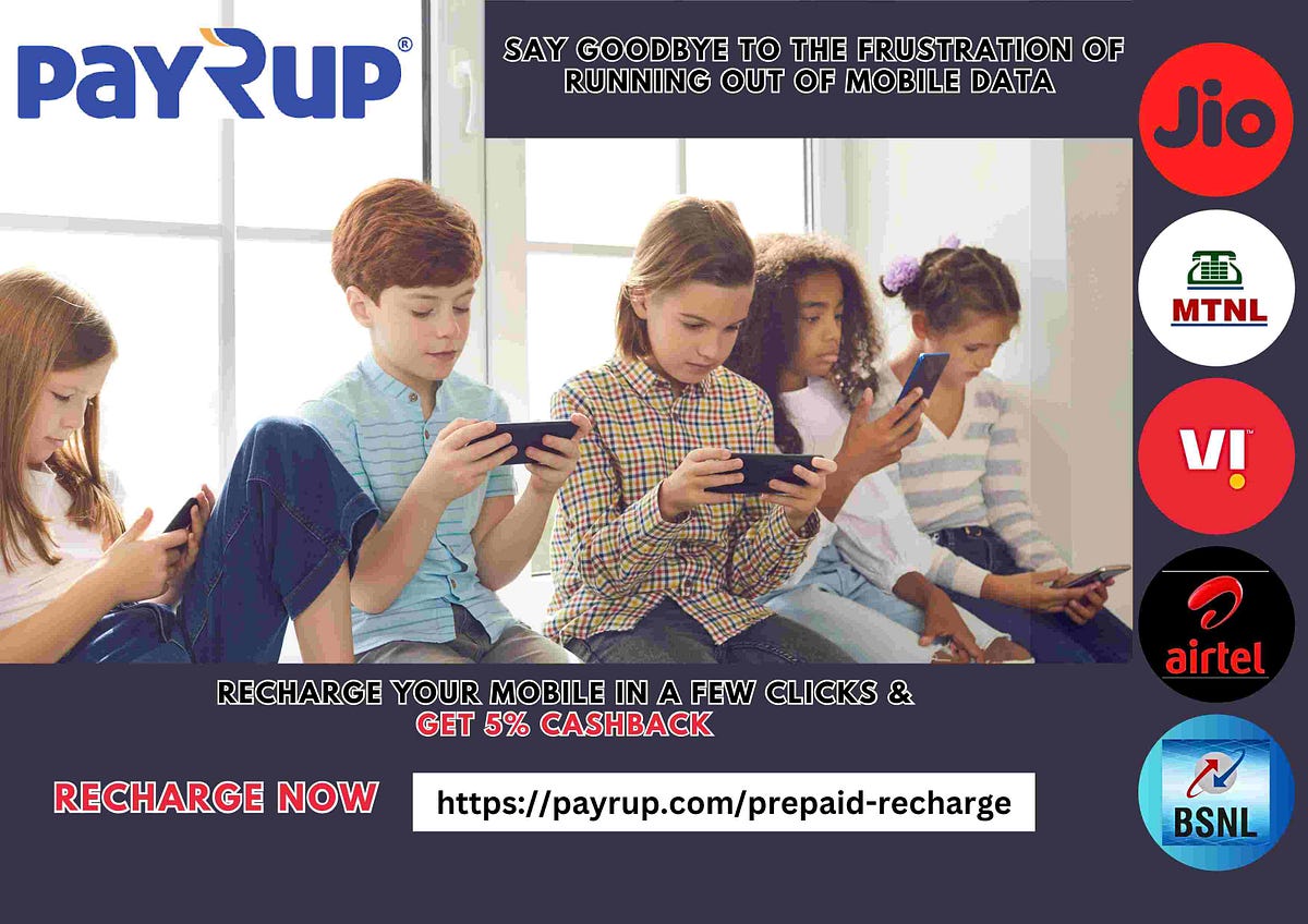 The Fast and Secure Mobile Prepaid Recharge Service | payRup - Your ...