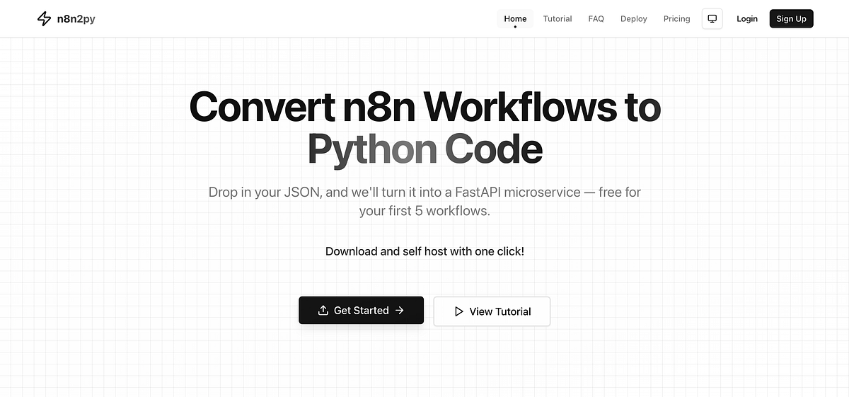 Convert n8n Workflows to Python FastAPI and Self-Host with Ease Using n8n2py.me | Medium
