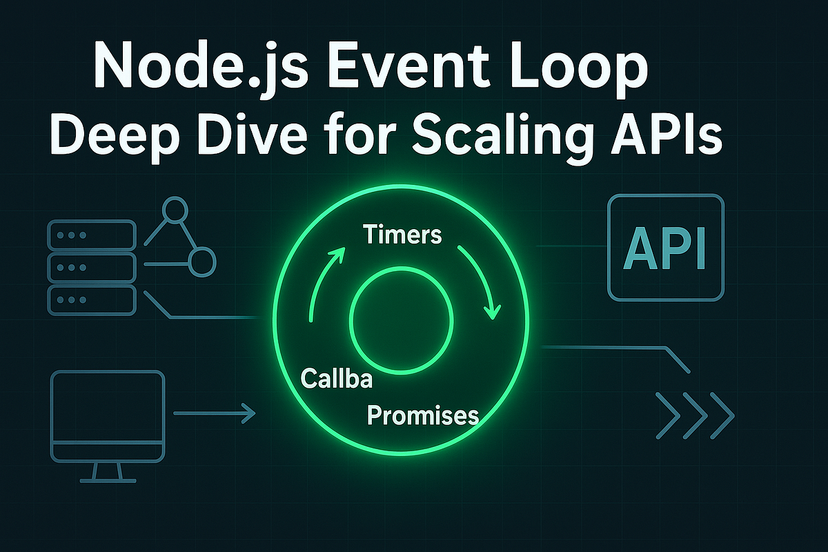 Node.js Event Loop Deep Dive for Scaling APIs | by Nikulsinh Rajput | Medium