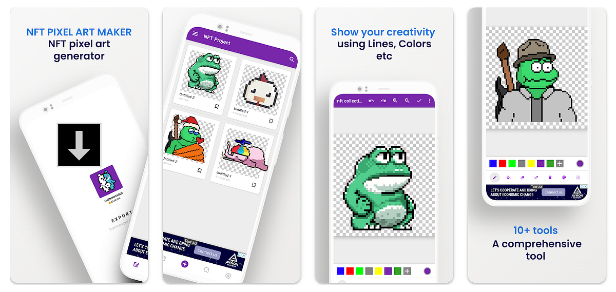 🔥 NFT PIXEL ART MAKER APP FREE - Umer Waqas | Python Developer | AI Writer | Saas - Medium