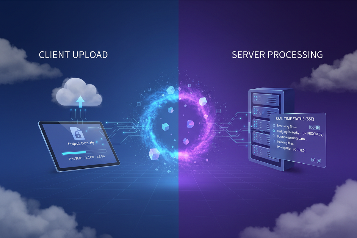 Combining Upload Progress with API Progress | Medialesson