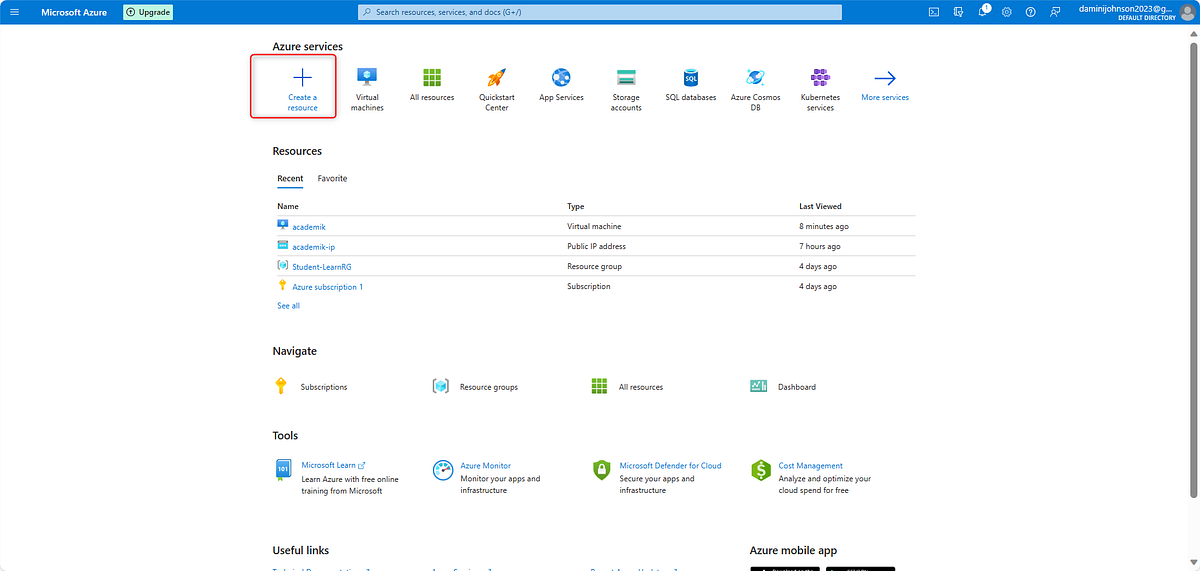 Simple steps to create virtual machine with RDP connection on Microsoft azure. | by A A Oke | Medium