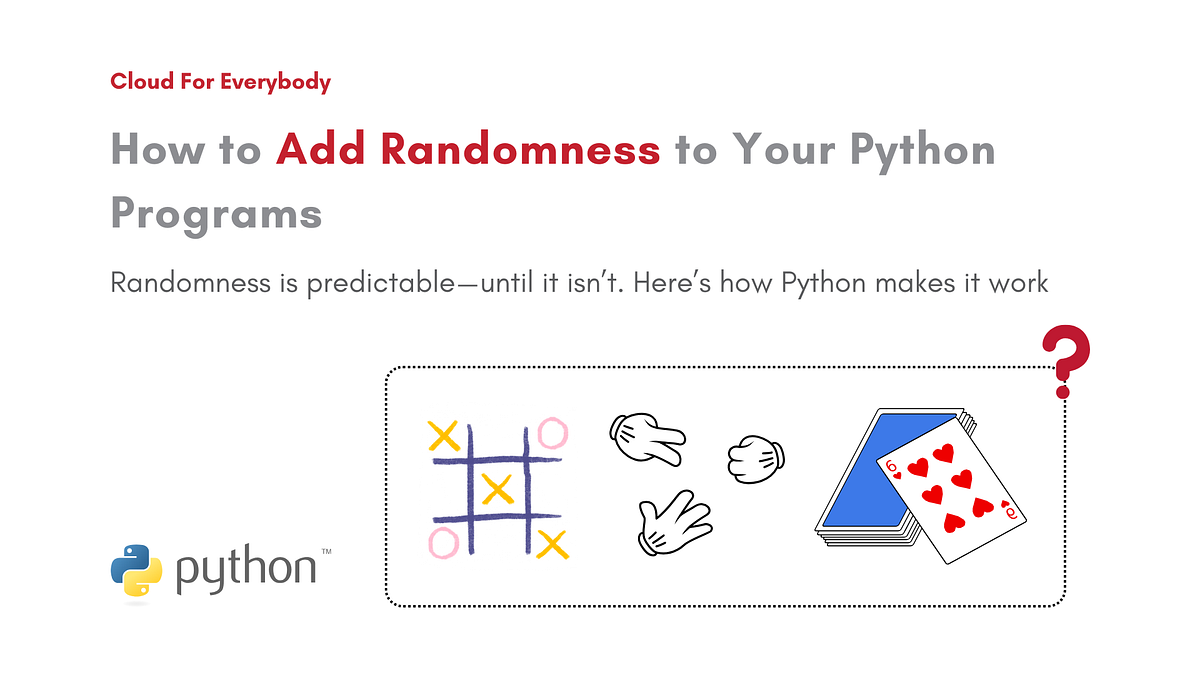 How to Add Randomness to Your Python Programs | by Aliyan Shaikh | IT For Everybody | Jun, 2025 ...