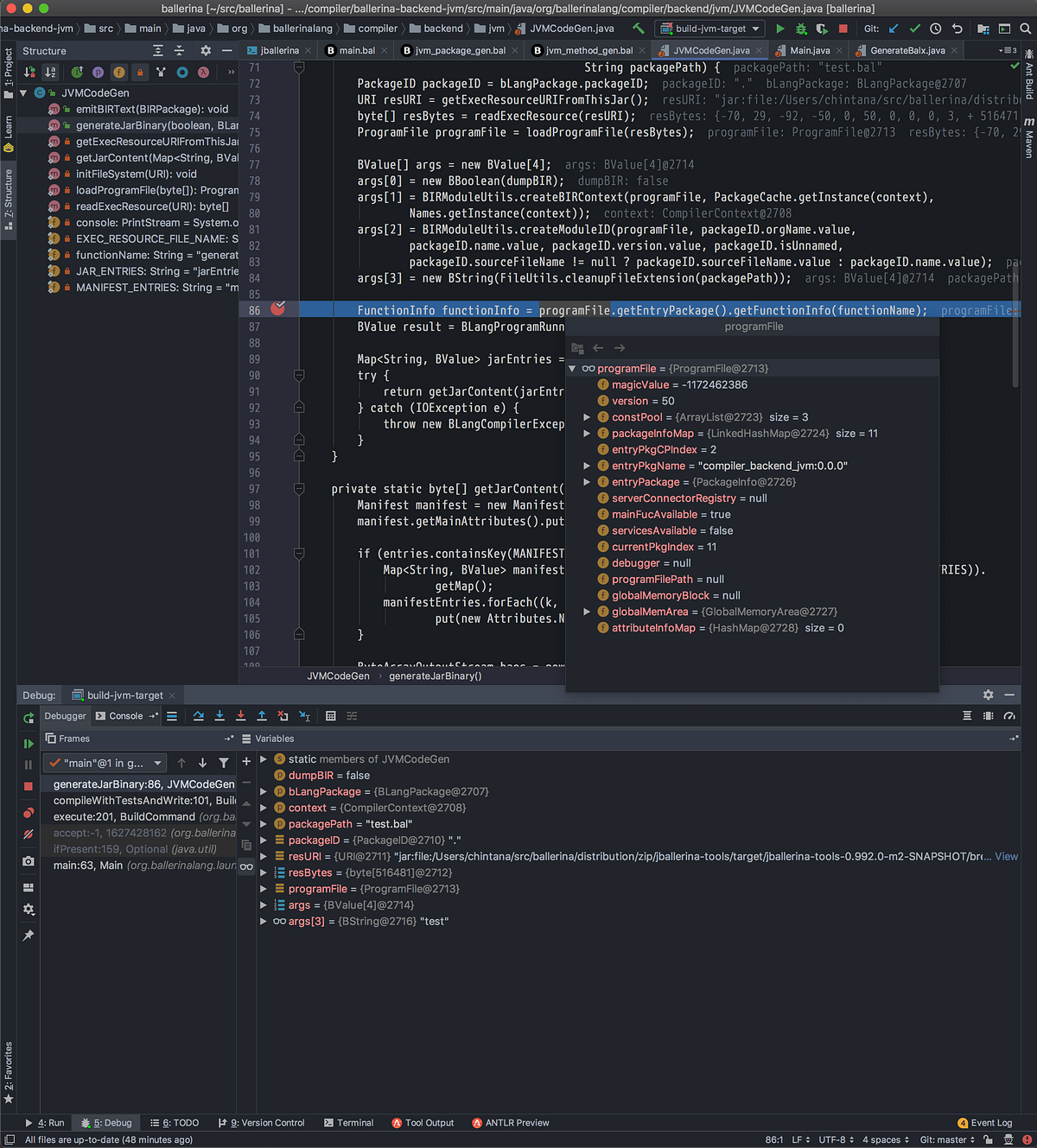 Debugging Ballerina compiler using Intellij IDEA | by Chintana Wilamuna | Medium