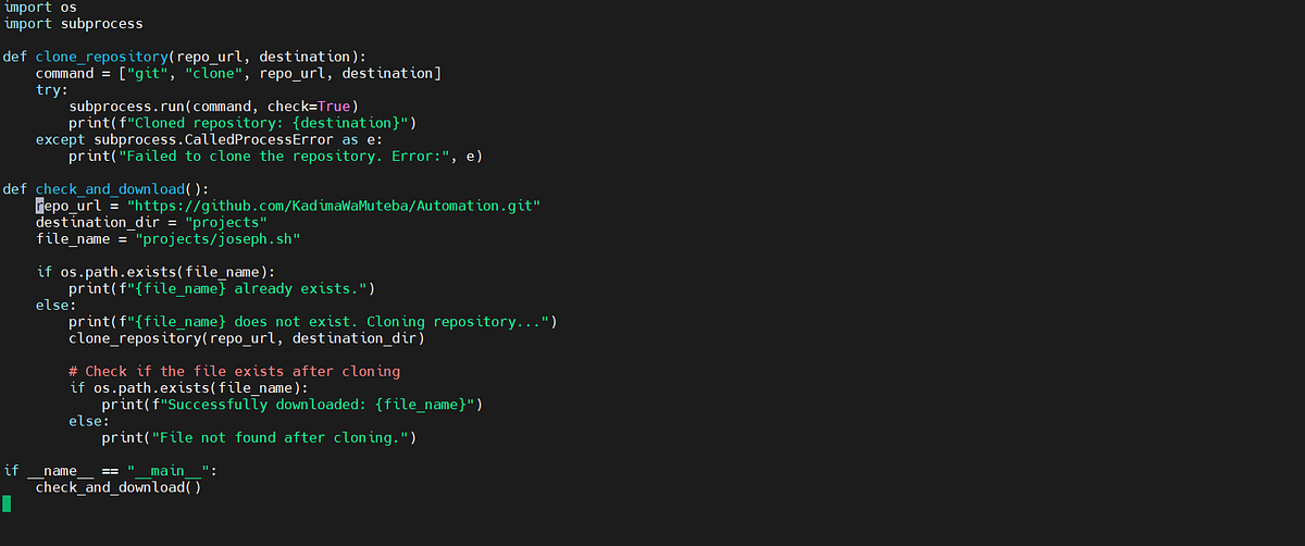 Automate A Python Script In Linux To Donwload A File If Not Exists In The File System By