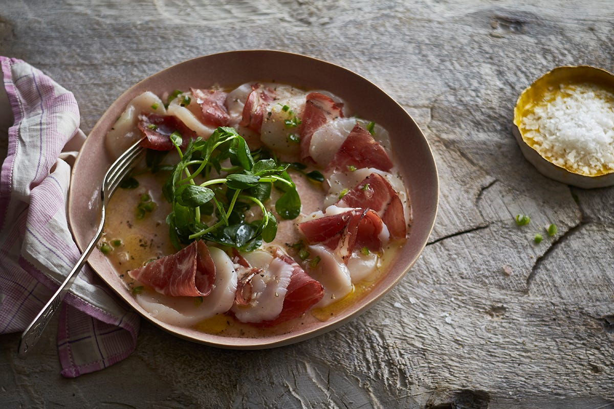 Impress Everyone with this Scallop and Coppa Carpaccio | by Volpi Foods ...