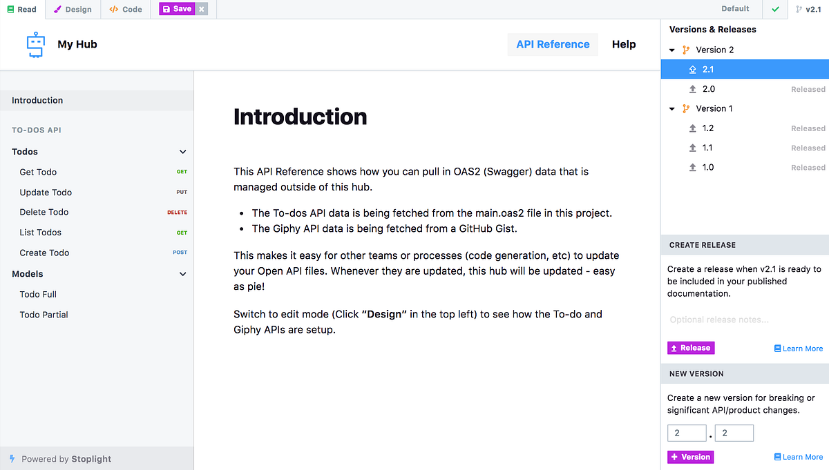 Stoplight v4.3.0 Release — Versions and Releases | by Taylor Barnett ...