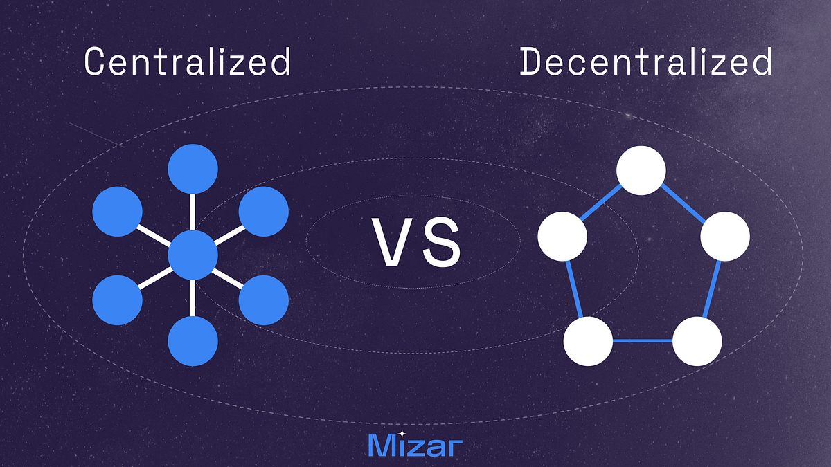 Centralized exchanges vs Decentralized exchanges | by Mizar | Mizar_ai ...