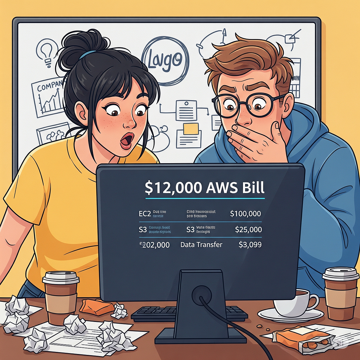 The $12,000 AWS Bill That Almost Killed Our Startup | by Aaron Rose ...