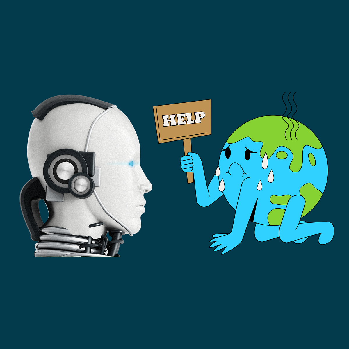 Futuristic Allies: AI’s Odyssey in Paving a Sustainable Path Amidst Climate Change | by ...
