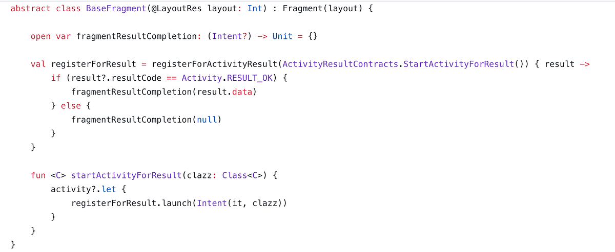 onActivityResult deprecated? | Medium