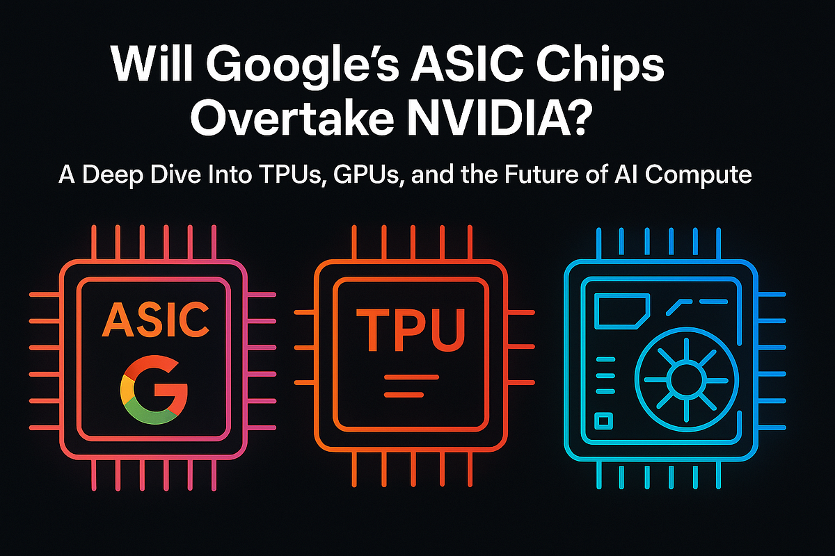 Will Google’s ASIC Chips Overtake NVIDIA? A Deep Dive Into TPUs, GPUs, and the Future of AI ...