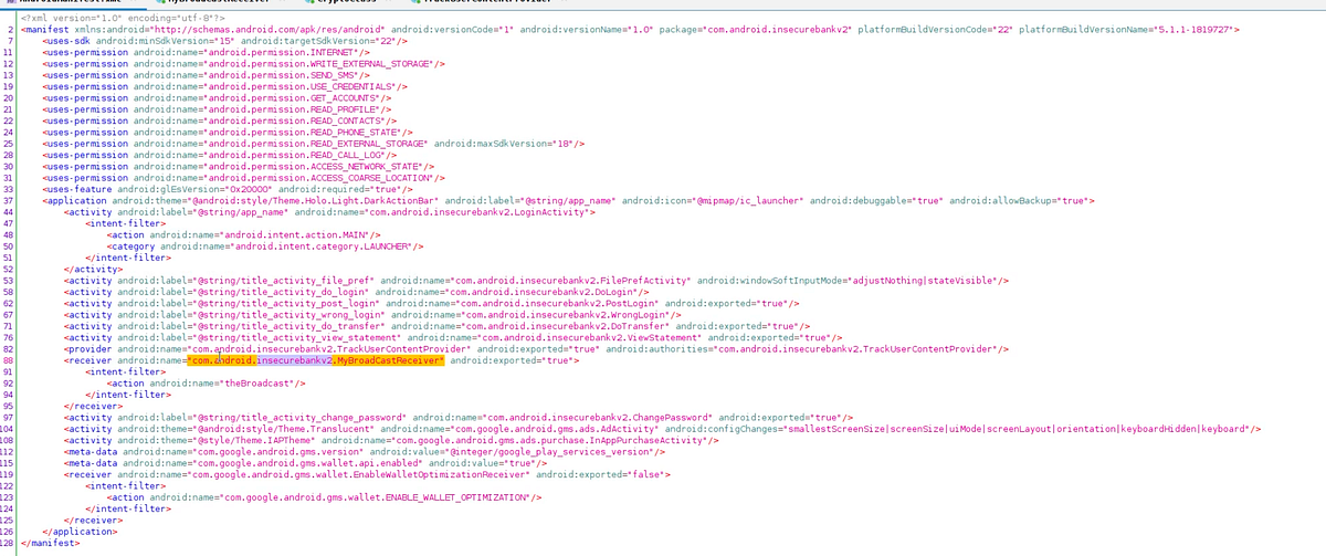 Insecurebankv2 - Broadcast Reciever - snorlaxx - Medium