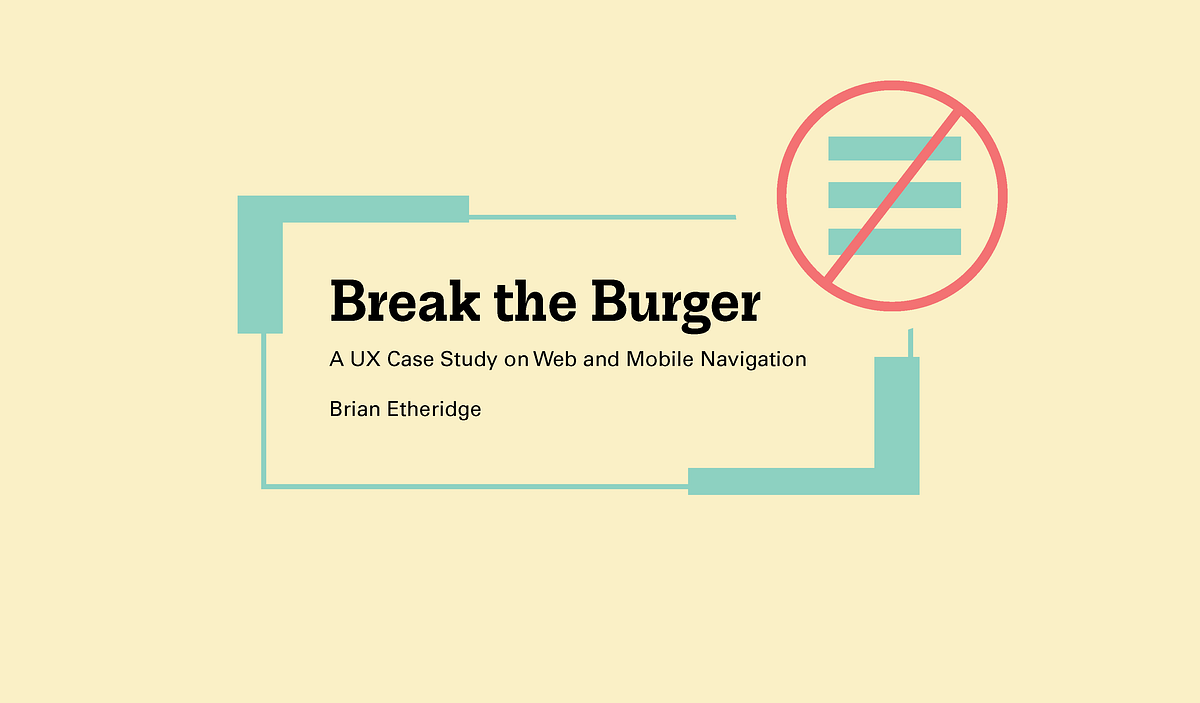 Meaning of Breaking the Burger. Ultimately, I am trying to “sell” the ...