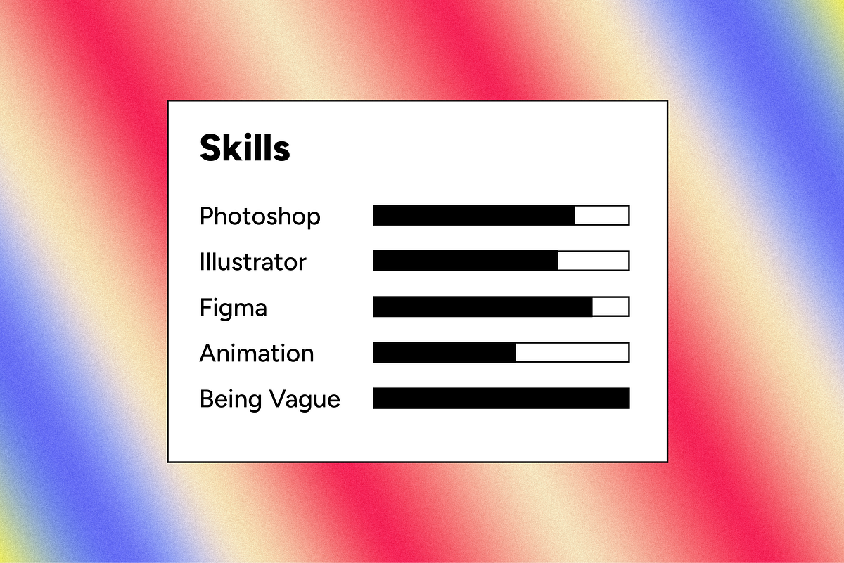 Stop putting those skill infographics on your resume! | by Haley Fiege ...