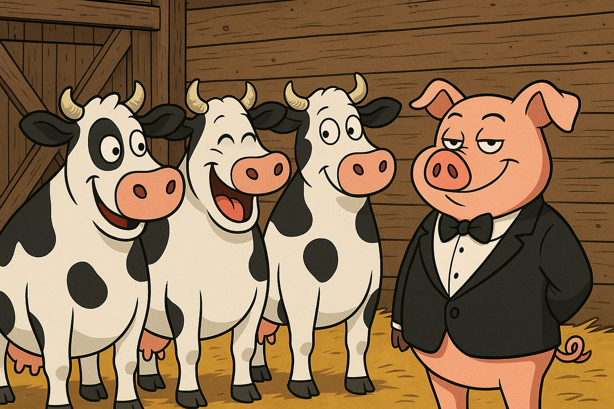 Barnyard Chatter with Pillsbury the Pig | by Michael John Scott ...