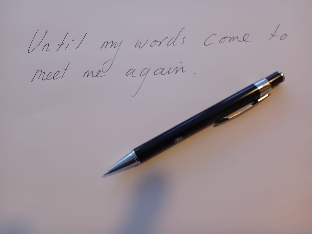 Until My Words Come To Meet Me Again | by Bernard Ray | The Daily Cuppa ...