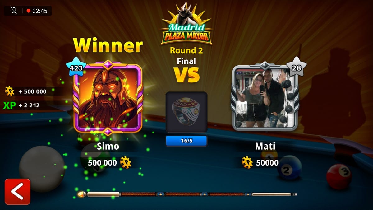8ball pool A fairy tale and fun game, and you can play with real people ...