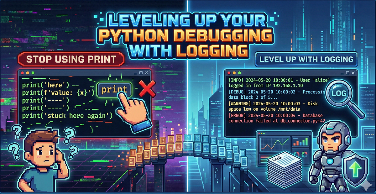 Stop Using Print: Leveling Up Your Python Debugging with Logging | by Nilutpal | Nov, 2025 ...