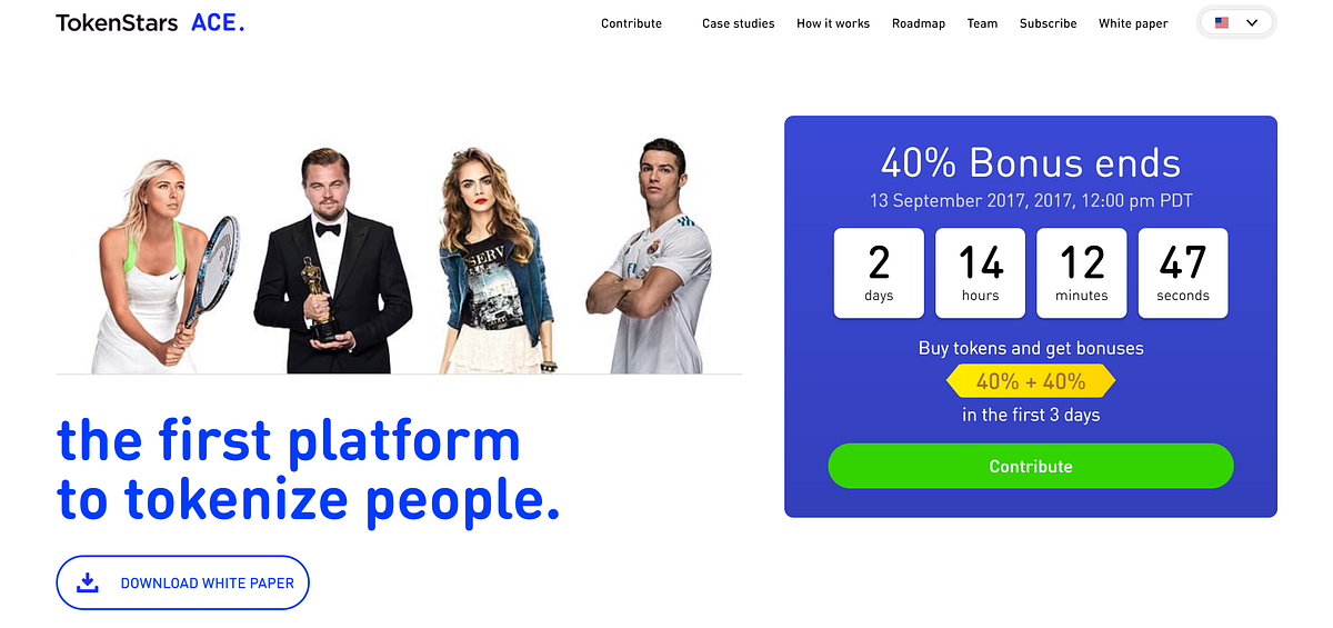 TokenStars Launches ACE Token Sale, Early Bird Bonuses Available | by ...